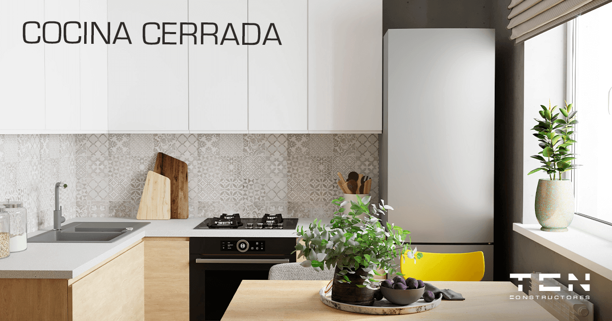 ¿Cocina Abierta o Cerrada? Ventajas e Inconvenientes | TCN Constructores